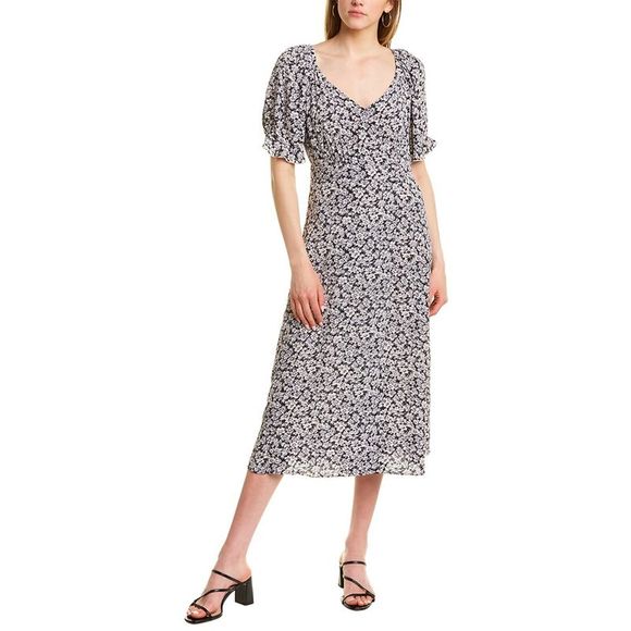 ba&sh | Dresses | Bash Womens Eden Midi Dress Black | Poshmark